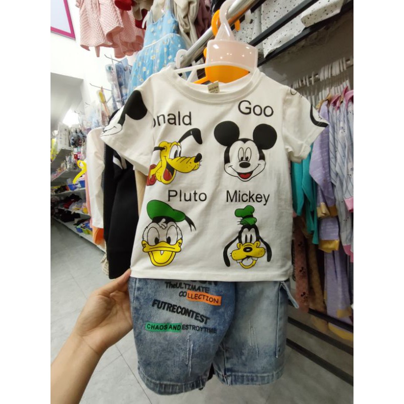 Mua sét rin bì + áo mikey chất dày dặn ,hai màu trắng vàng ,nhận hàng ...