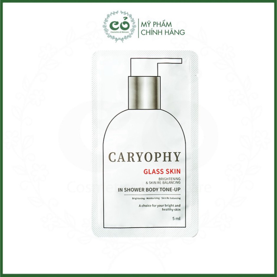 (SAMPLE 5ML) Kem Dưỡng CARYOPHY GLASS SKIN IN SHOWER BODY TONE-UP E28 ...