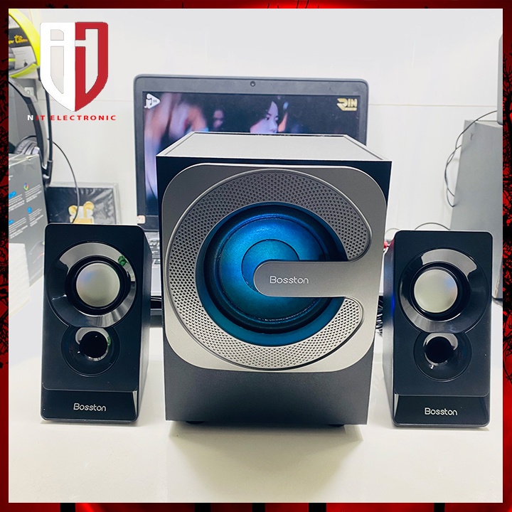 Loa Máy Vi Tính PC Bluetooth Để Bàn Chính Hãng BOSSTON T3600 Có Đèn Led ...