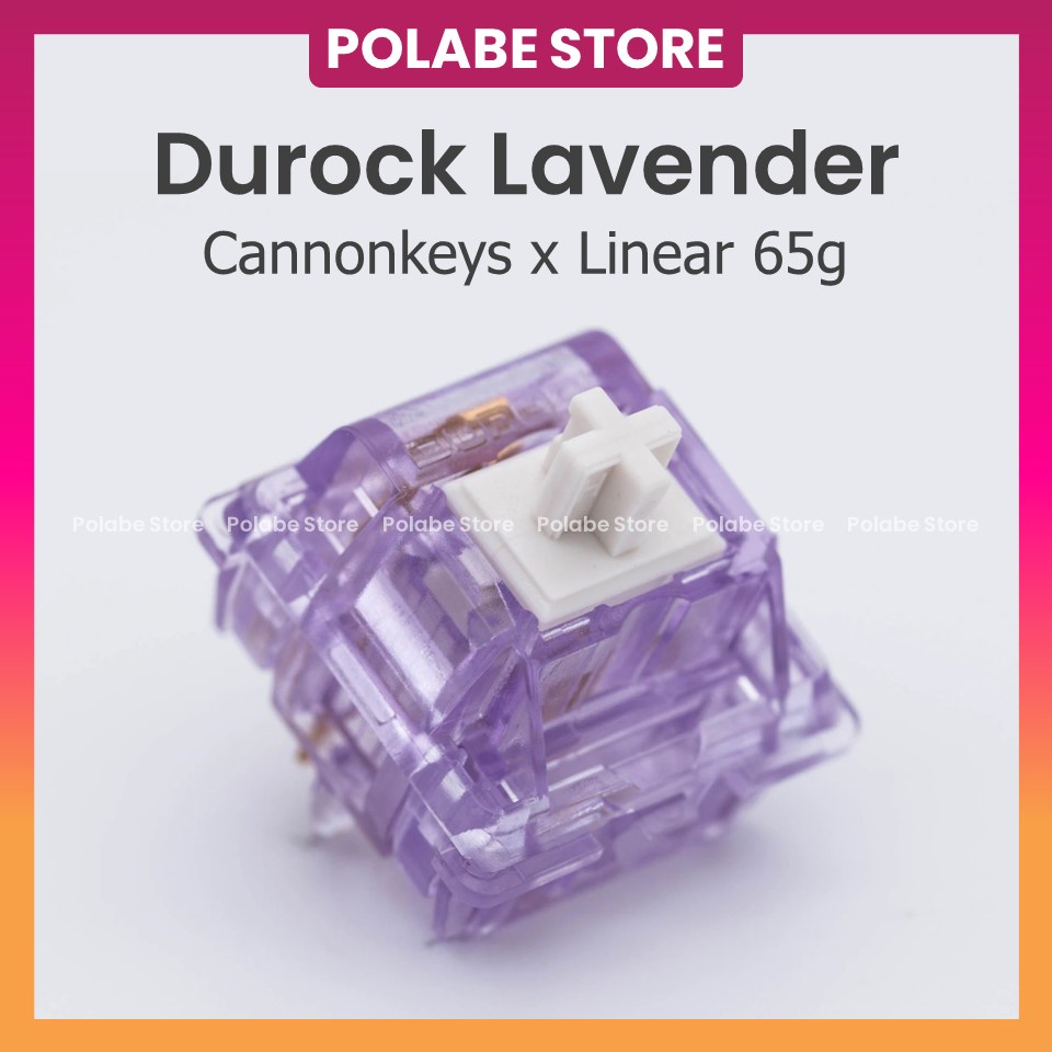 Mua Durock Lavender Switch Công Tắc Bàn Phím Cơ Cannonkeys Lavender Linear Switch nhập từ Wuque ...