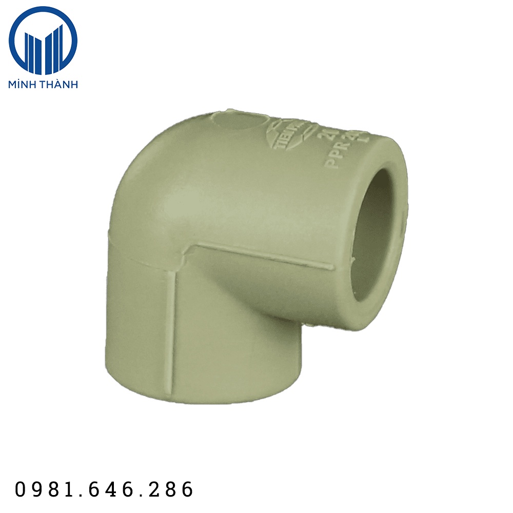 Cút góc trơn PPR Tiền Phong (Nối góc 90 độ) DN20,25,32,40. | Shopee Việt Nam