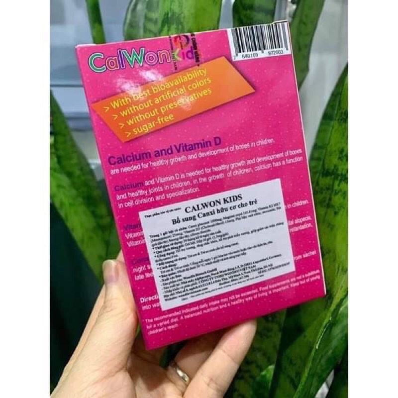 Mua CalWon Kids Bổ Sung Canxi Hữu Cơ Cho Trẻ Hộp 20 Gói - TP016 giá rẻ nhất | TecKi.Vn