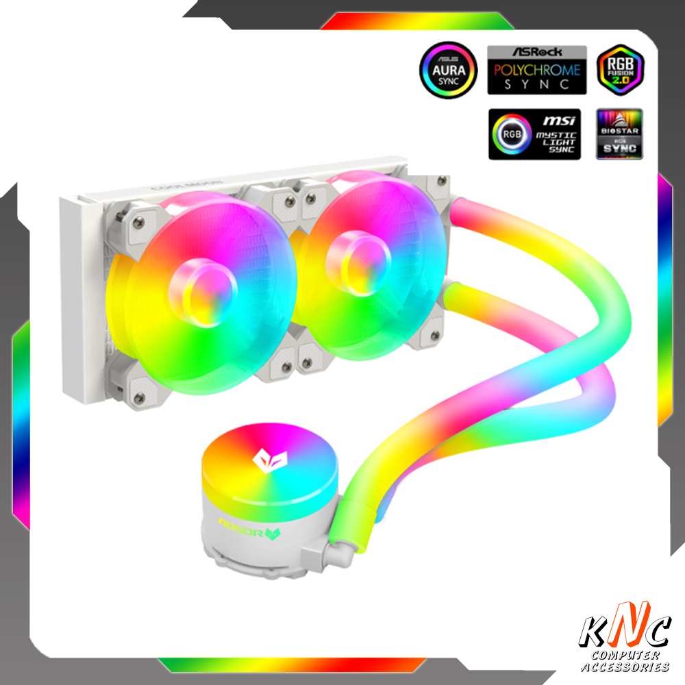 Mua Tản Nhiệt Nước CPU AiO Coolmoon Aosor 240mm Led 5v ARGB AS240 giá ...