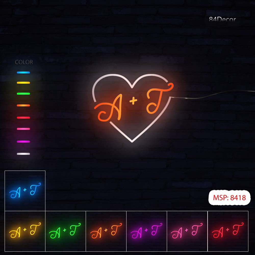 [TRỌN BỘ] Đèn Led Neon Theo Yêu Cầu | Đèn Led Neon Hình Trái Tim + Chữ ...