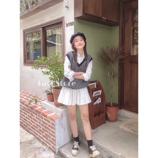 SET GILE KÈM ÁO SƠ MI TRẮNG | Shopee Việt Nam