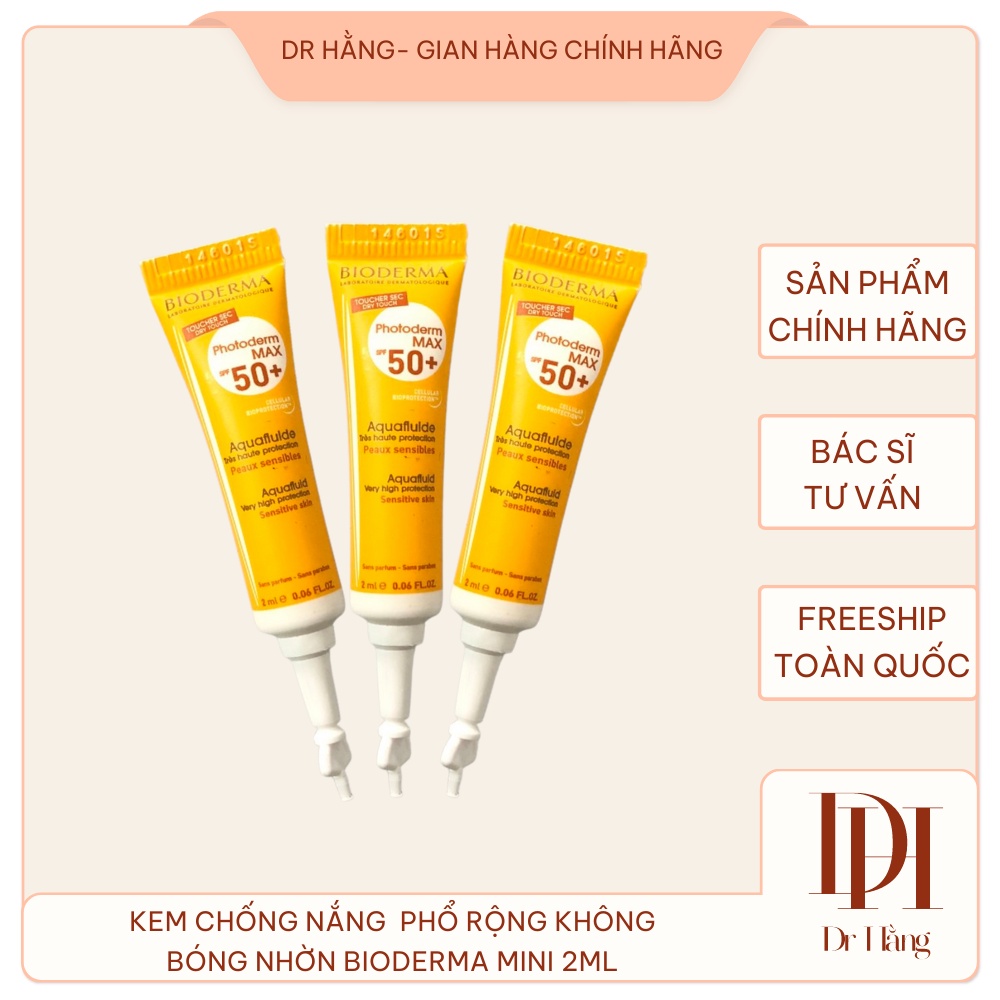Sample Bioderma kem chóng nắng giảm bóng nhờn cho mọi loại da photoderm ...