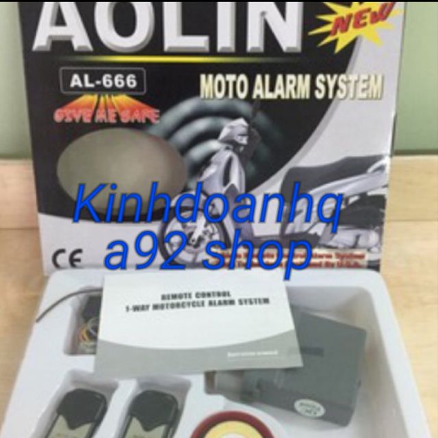 Bộ chống trộm AOLIN 666 Đen | Shopee Việt Nam