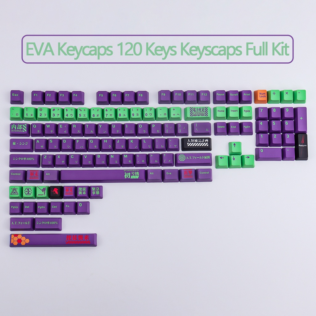 Mua EVA keycap, 120 keycaps PBT keycaps OEM profile Double-click EVA ...