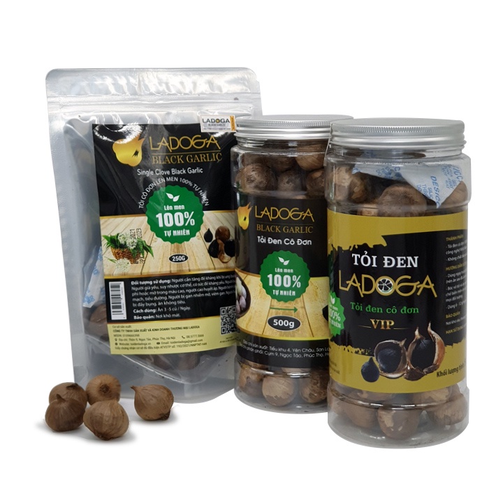 Tỏi đen cô đơn LADOGA 250g và 500g cao cấp lên men tự nhiên – Công nghệ ...