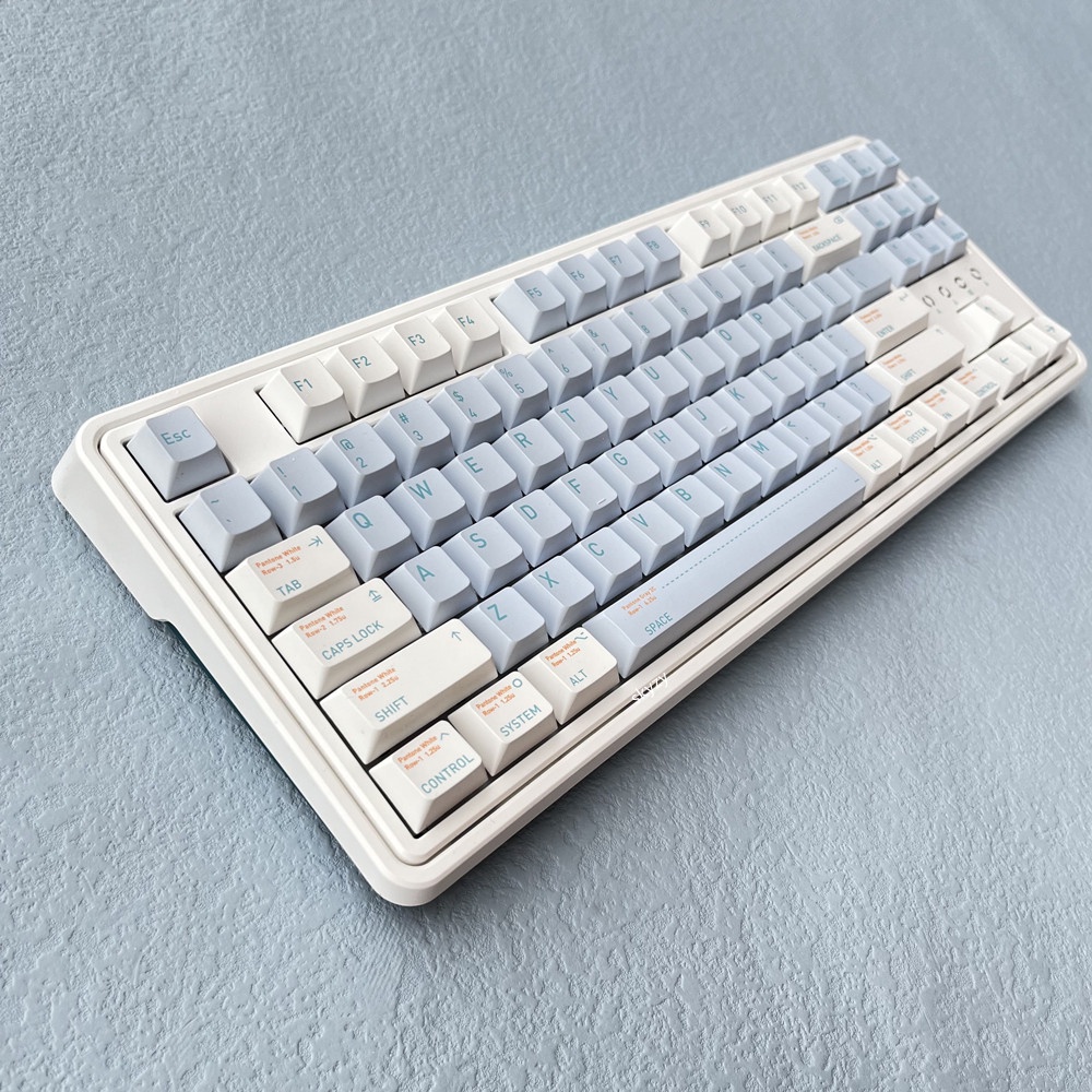 Màu Xanh Nhạt Keycaps Cherry Cấu Hình Màu Xanh Trắng Bàn Phím Cơ PBT ...