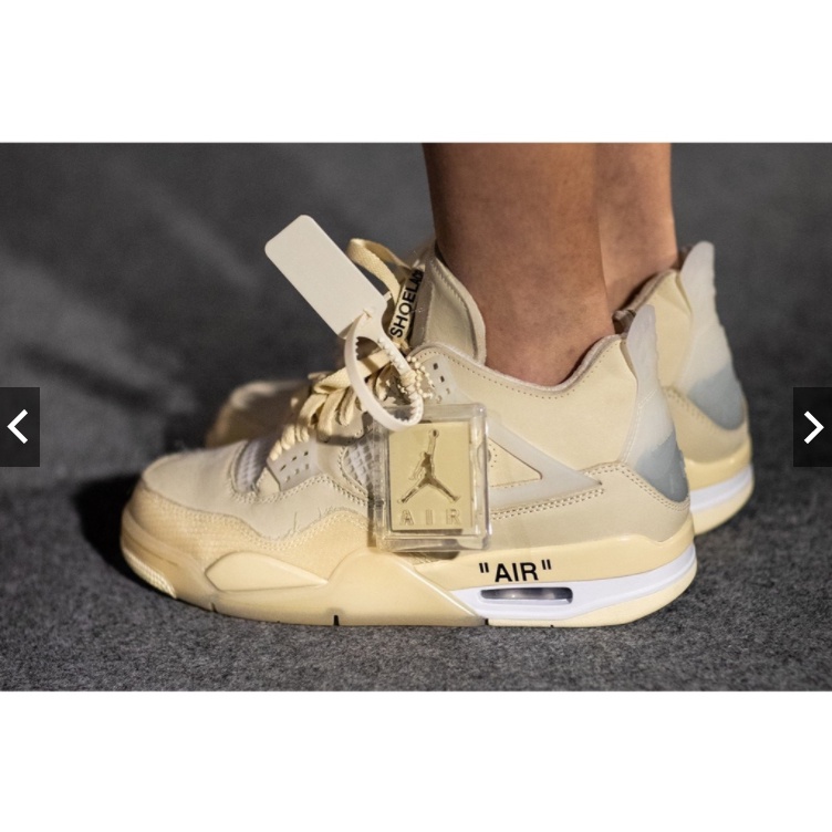 Giày Jordan 4 Nam Nữ, Giày JD4 Màu Vàng Kem Off White Hàng Đẹp Full Box ...