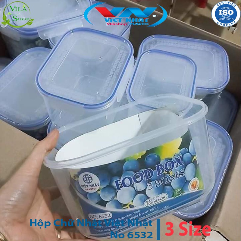 Mua Hộp Đựng Thực Phẩm, Hộp Nhựa Chữ Nhật Bảo Quản Đồ Tươi Việt Nhật No 6532 - Để Tủ Lạnh Giữ ...