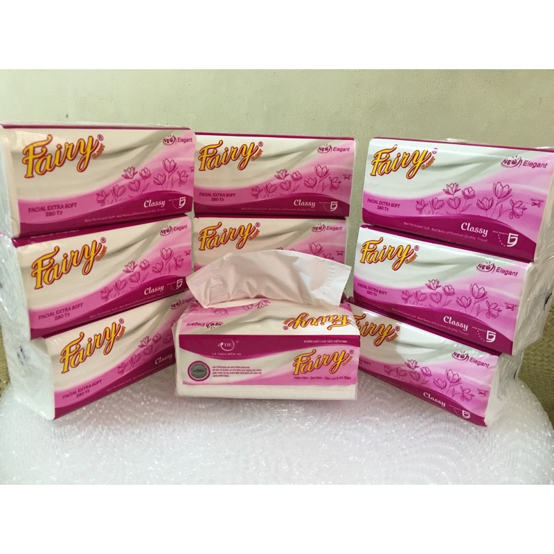 Khăn giấy rút Fairy lụa 280 tờ 2 lớp | Shopee Việt Nam