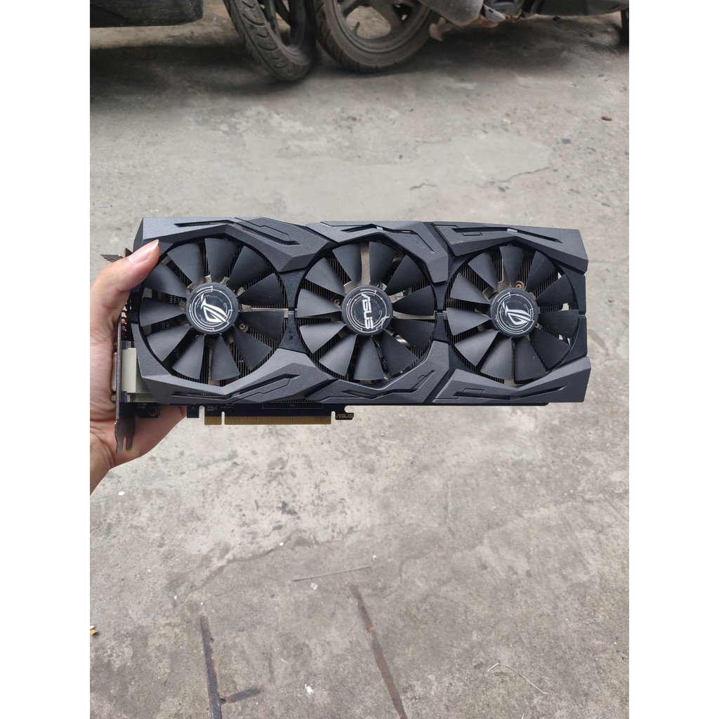 Bán Card Màn Hình ASUS ROG STRIX RX 580 8GB LED RGB Aura Sync 3 Fan ...