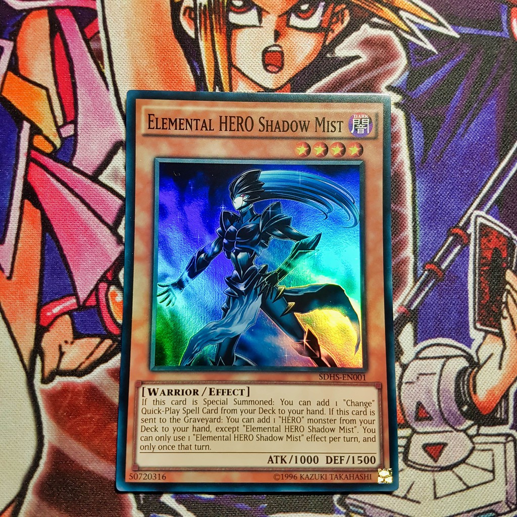 Thẻ bài Yugioh chính hãng | Elemental HERO Shadow Mist | SDHS Super ...