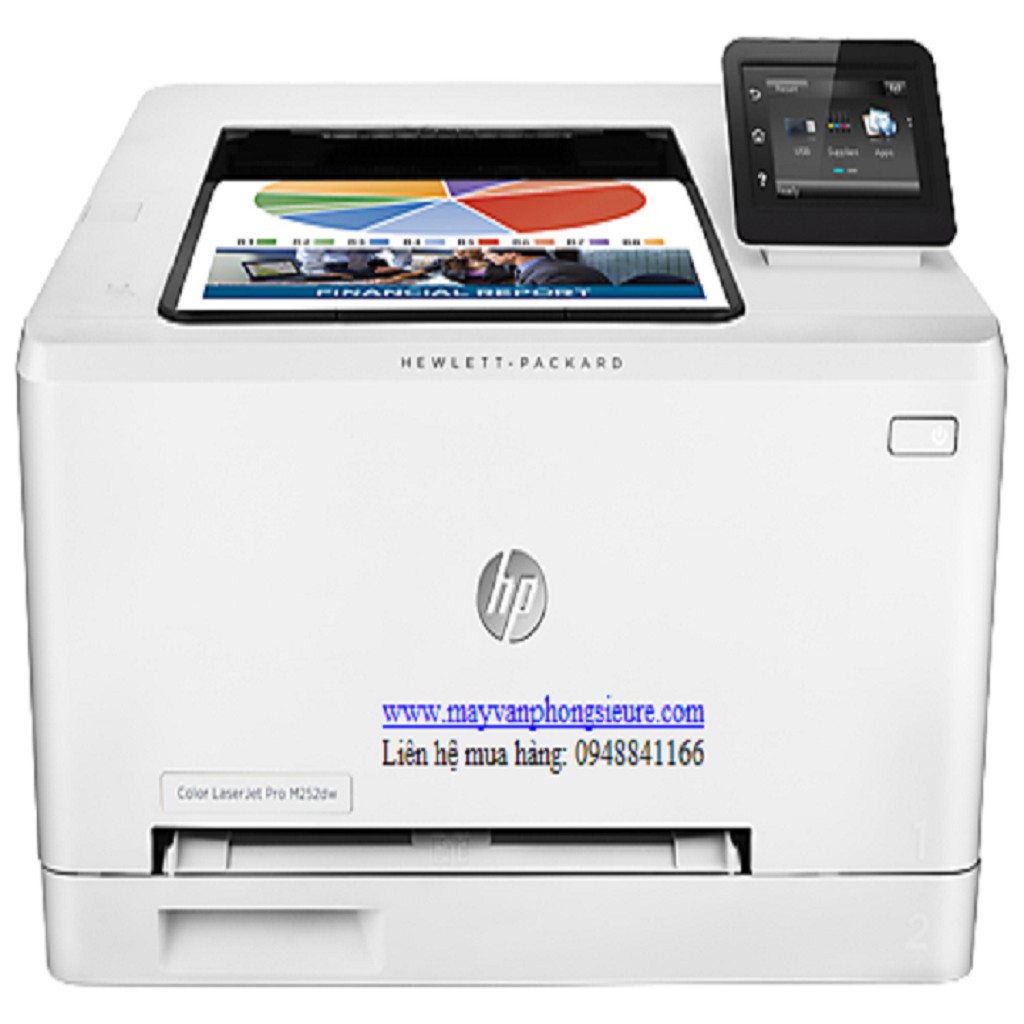 Máy in laser màu HP Color LaserJet Pro M252dw - tự động đảo mặt kết nối ...