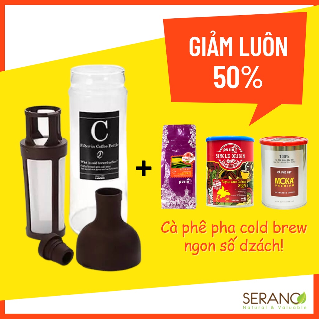 Bình pha cà phê/ trà cold brew ủ lạnh, bình pha cafe, ngâm cold brew ...