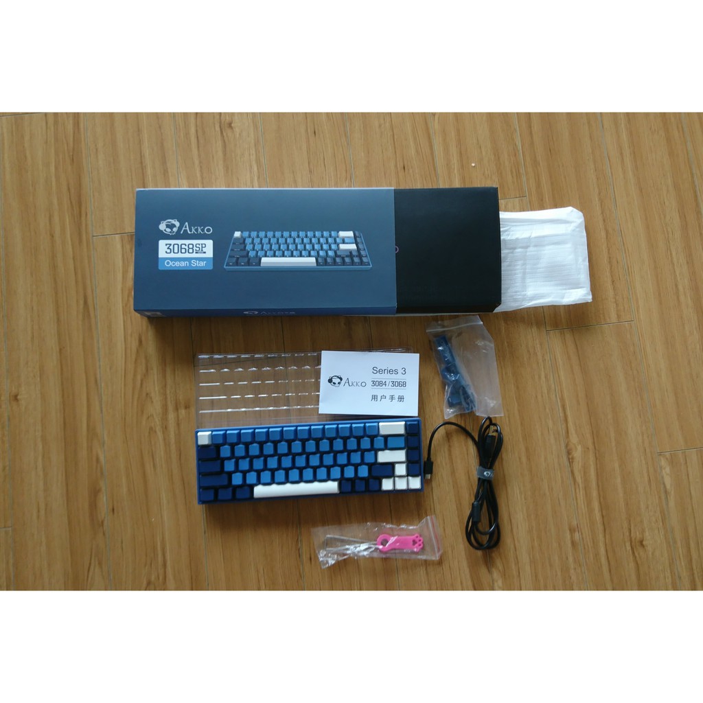 Bàn phím cơ akko 3068 ocean star brown sw cherry (cũ) | Shopee Việt Nam