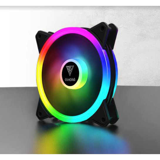 Fan Led RGB Control GAMDIAS (Đồng bộ với BỘ Kít 4Fan Led RGB + Hub ...