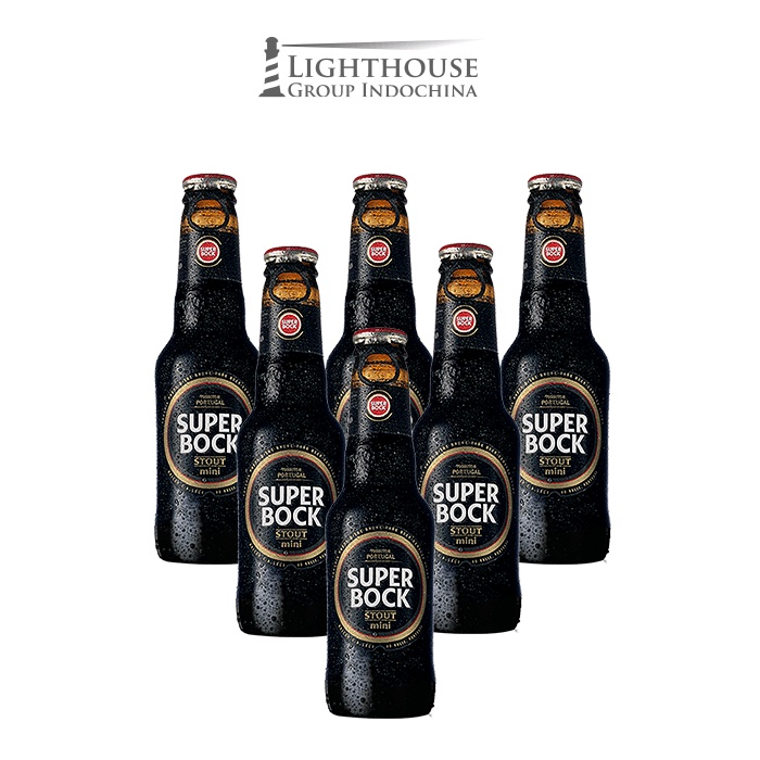 6 Chai Bia Super Bock Stout (250ml/Chai) - Hàng nhập khẩu Bồ Đào Nha ...