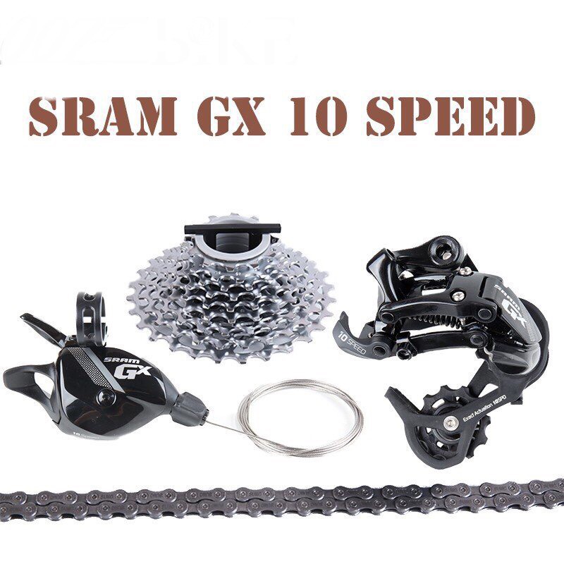 Groupset SRAM GX 10 Speed 4 Món Củ Đề Sau Tay & Bấm Xả &Xích và Líp 11 ...