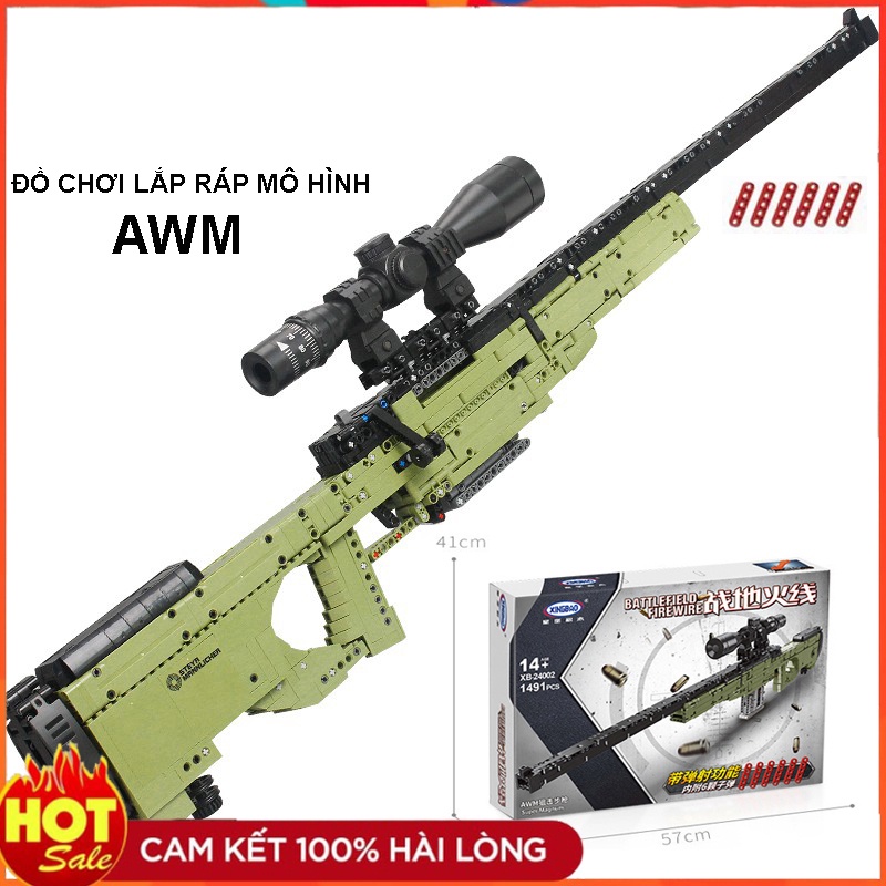 Đồ Chơi Lắp Ghép Lego Mô Hình Súng Rifle Sniper AWM Cada,XingBao Với ...
