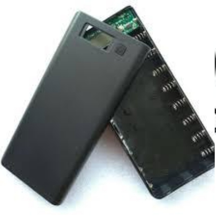 Mua Khung sạc dự phòng 2A xịn ,Vỏ nhựa 8 cell + mạch đã hàn về chỉ việc ...