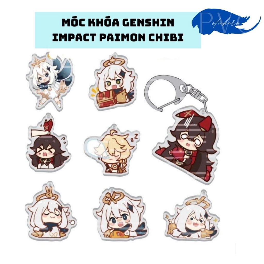 Mua Móc khóa Game Genshin Impact hình Paimon Aether chibi dễ thương giá ...