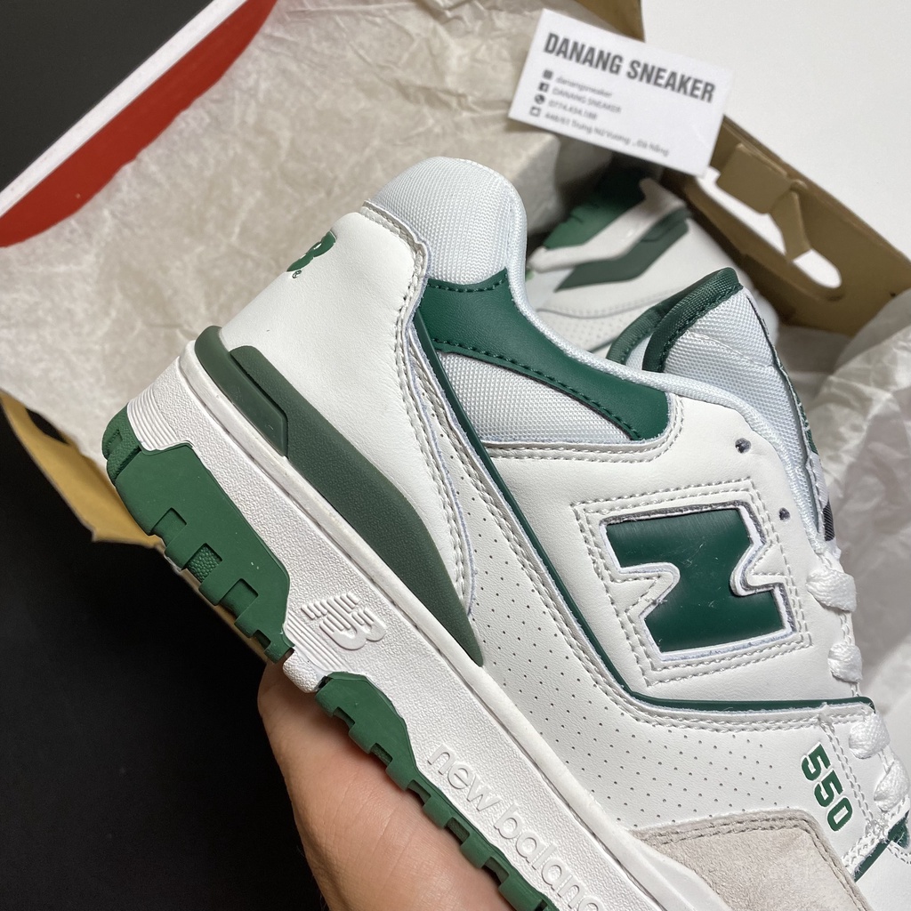Mua Giày New Balance 550 Green (NB550 trắng xanh lá) - DANANG SNEAKER ...