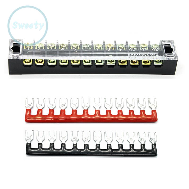 block Electric Barrier Block 12Position Dual Row Terminal row terminal ...