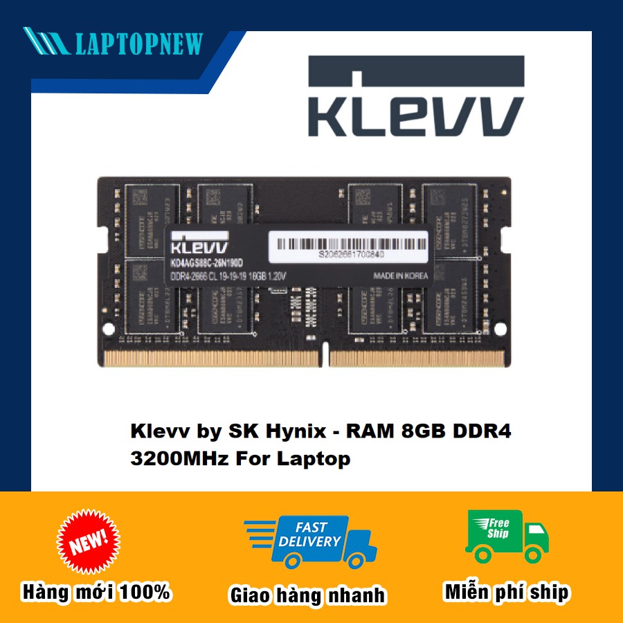 KLEVV Original Laptop DDR4 RAM 8GB 16GB 2666MHz 3200mhz SO-DIMM With SK ...