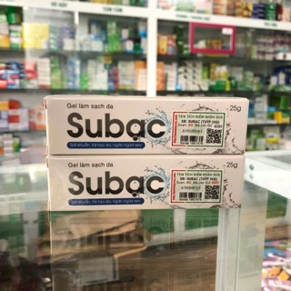 [Chính hãng] Gel Subac 25g, sát khuẩn, tái tạo da, nhanh liền sẹo. Kem ...
