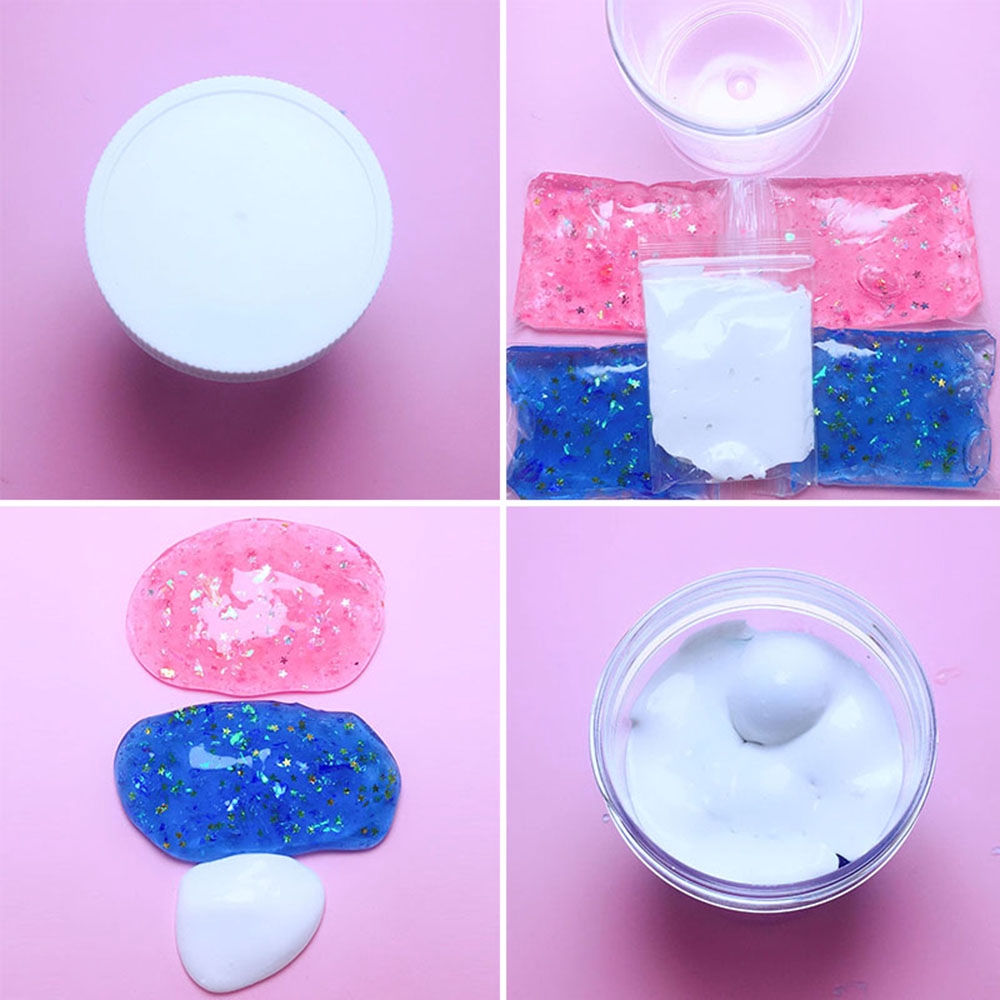 Stress Relief Kids Toy Ocean Jelly Fish|Mixing Playdough DIY Fluffy Mud ...