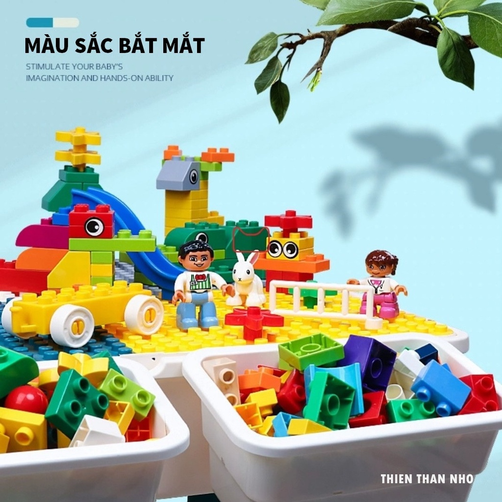 Mua Bộ bàn ghế xây dựng đa chức năng cho trẻ em, bàn đồ chơi lắp ráp ...
