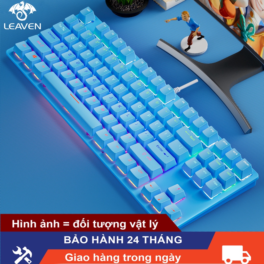 Mua Bàn phím cơ RGB LED LEAVEN K550 PRO Công tắc màu đỏ Vận chuyển ...