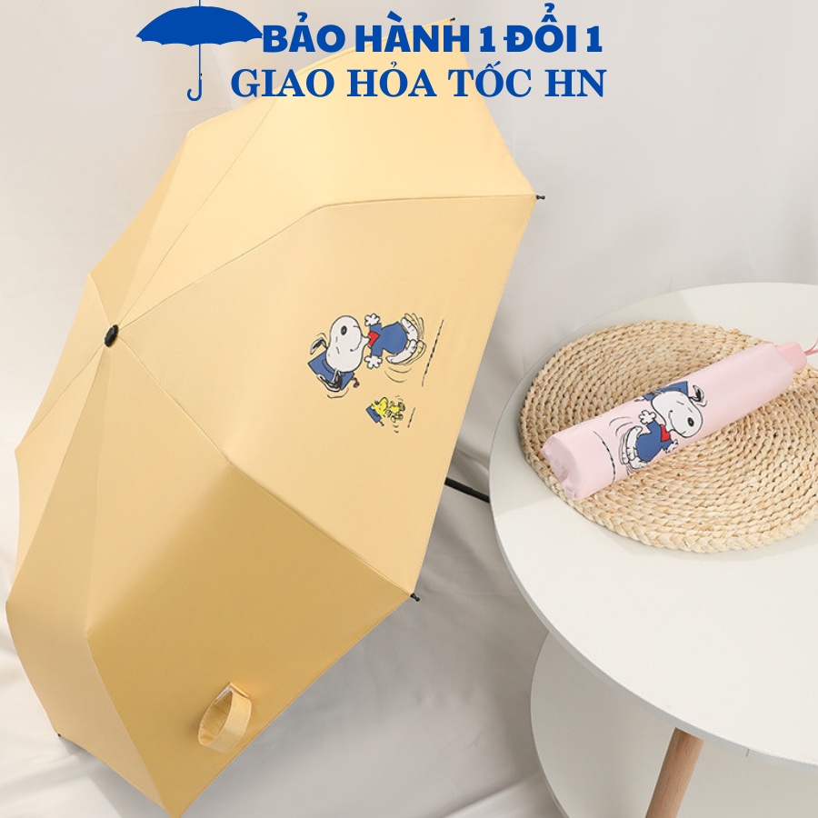 Mua Ô che mưa gấp gọn tự động bật đóng mở 2 chiều hình Snoopy cute, dù ...