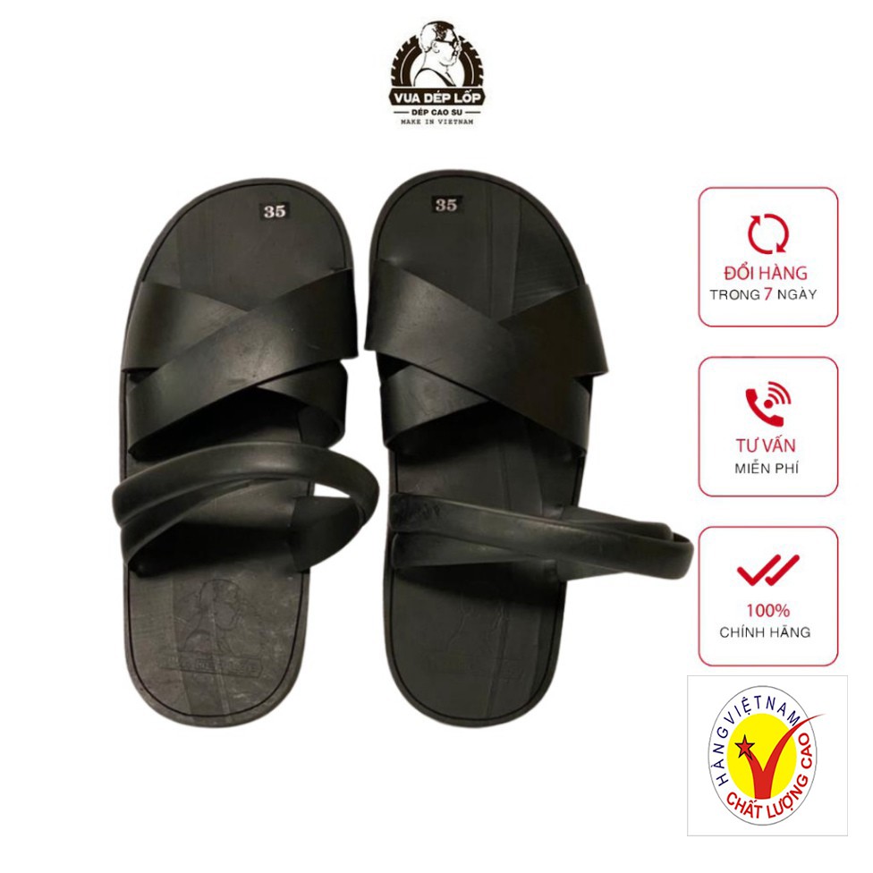 Mua Dép cao su Bác Hồ bộ đội, Trường Sơn, dép Râu Nam nữ 4 quai chéo ...