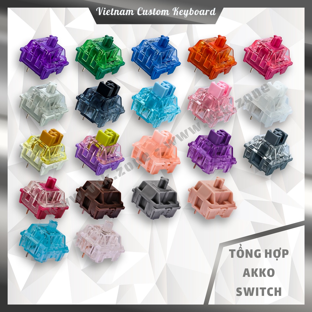 Mua Tổng Hợp Akko Switch | Pack 45 Switch Fullbox | CS Linear/Tactile ...