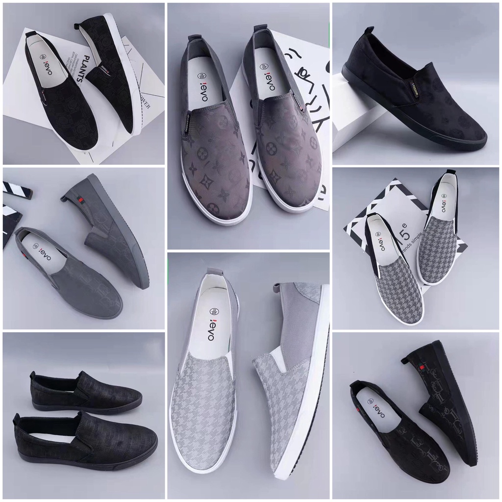 Giày lười vải nam hãng ievo cao cấp | Shopee Việt Nam