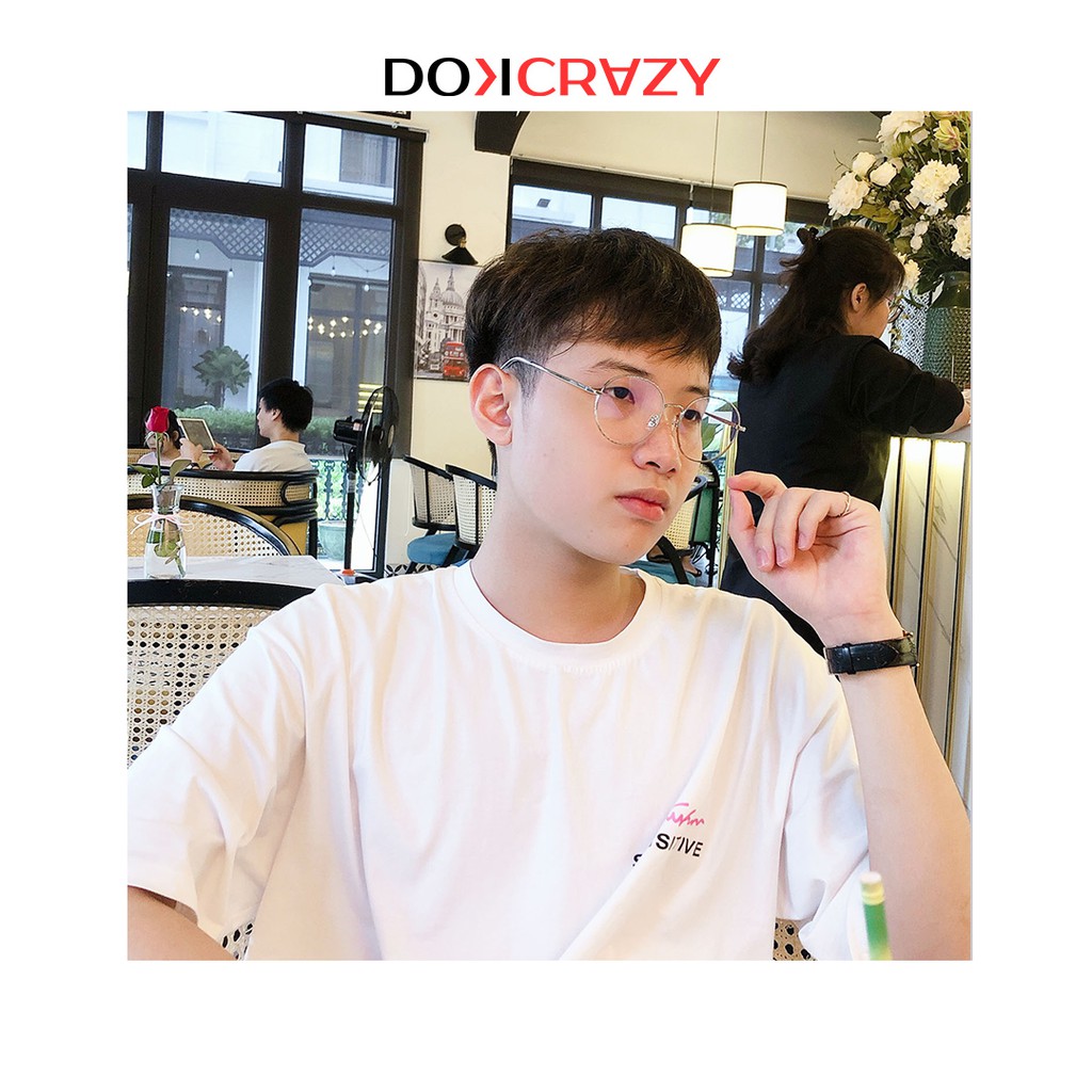 Gọng kính cận tròn nam nữ HANY DOKCRAZY mắt kiếng kim loại thời trang ...