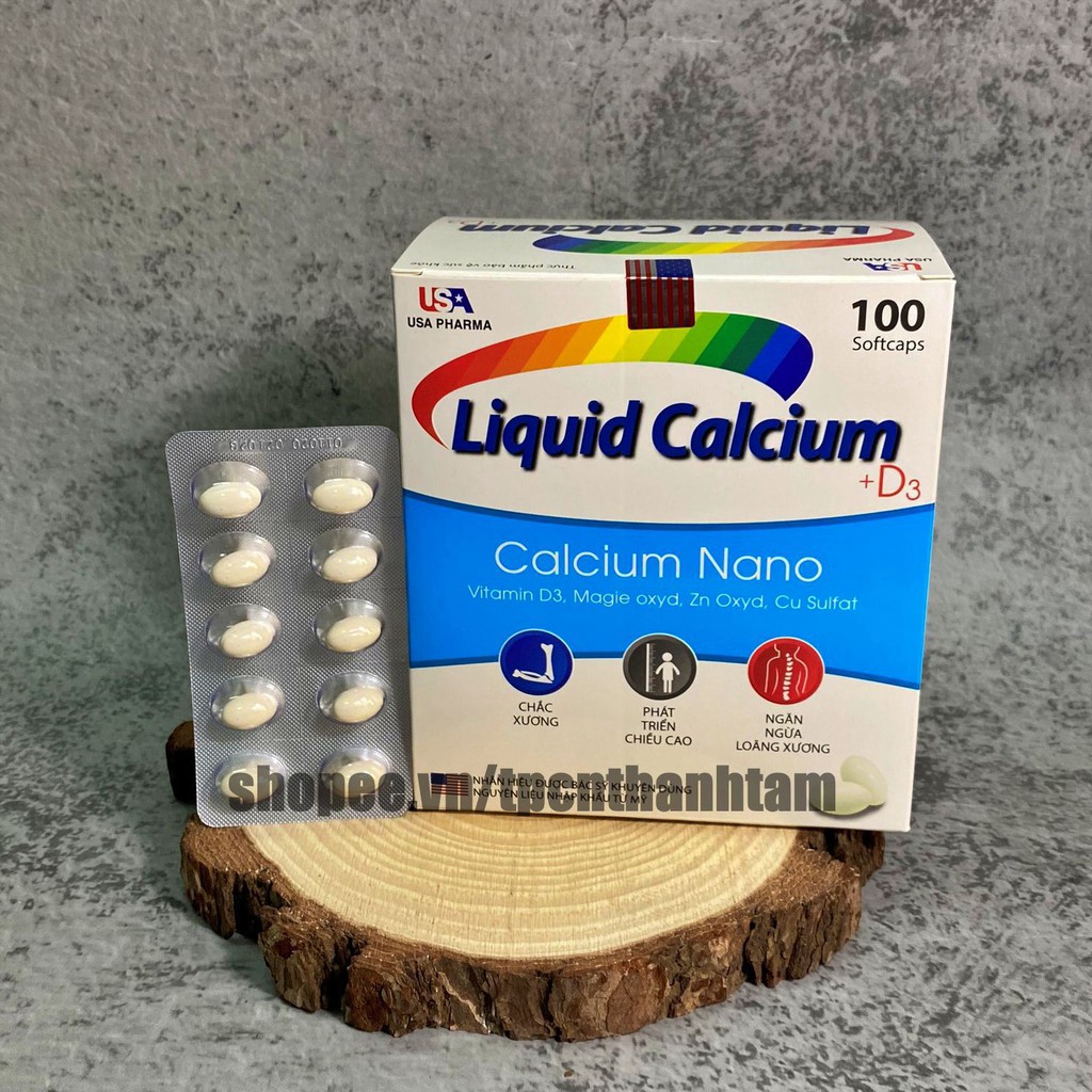 Mua Viên uống CALCIUM NANO LIQUID bổ sung canxi, vitamin và các khoáng ...