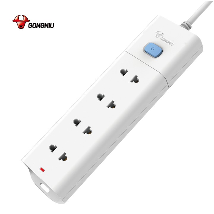 Mua Ổ cắm điện Gongniu 4 ổ 1 công tắc - 2500W 10A - V1040 - Chính Hãng giá rẻ nhất | TecKi.Vn