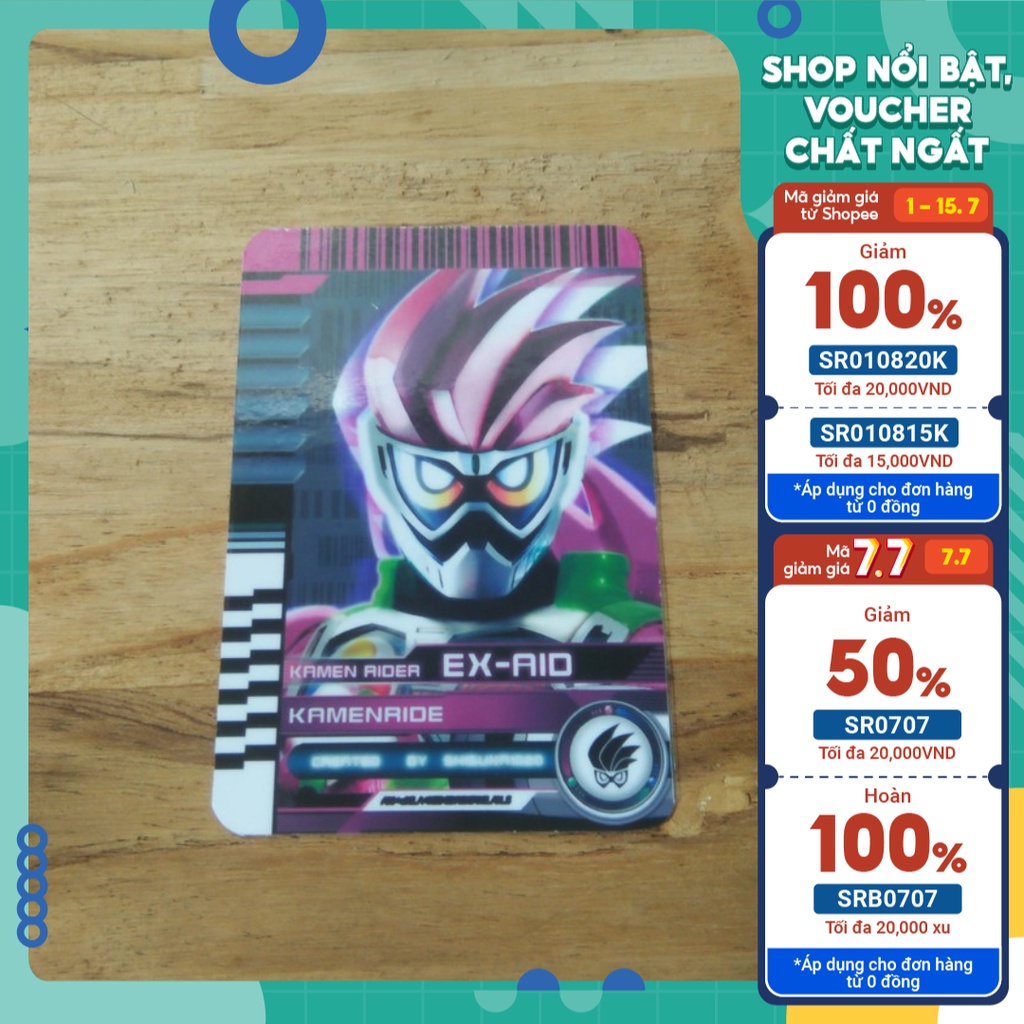 Thẻ Kamen Rider Ex-AID - KamiShop - Kamen Rider Card | Shopee Việt Nam