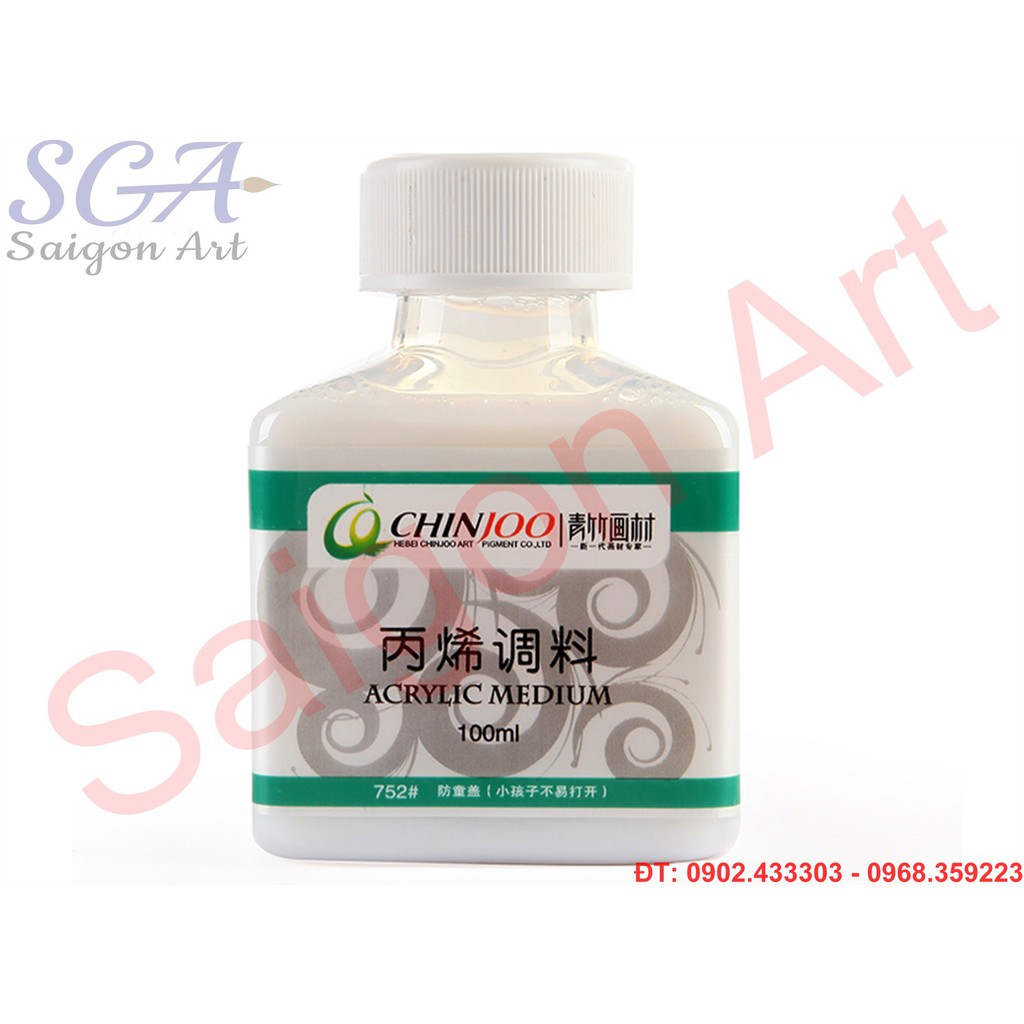 Dung môi pha loãng màu acrylic Chinjoo No.752 chai 100ml | Shopee Việt Nam