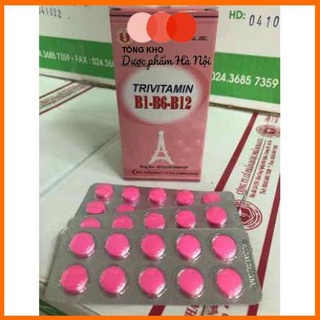 Trivitamin 3B hộp 100 viên nén - Bổ sung vitamin B1- B6 - B12 mẫu mới 2022 V28 | Shopee Việt Nam