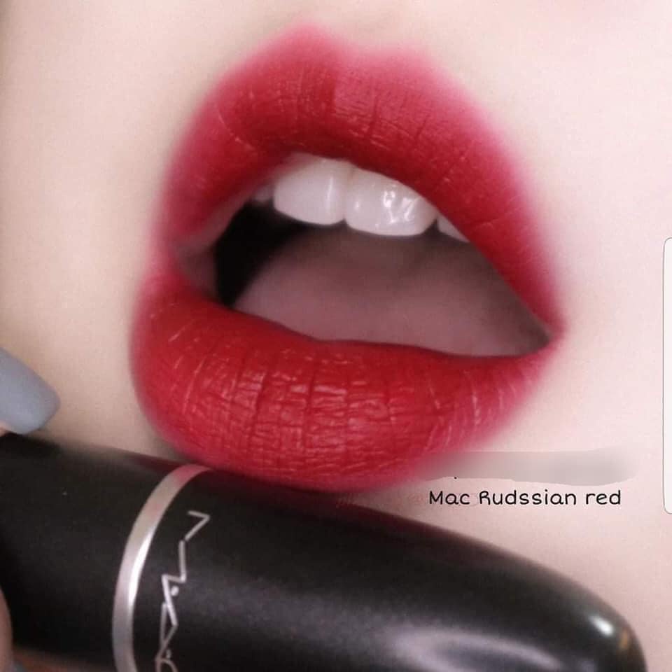 Mua Son MAC Russian Red 612 Đỏ Cổ Điển Trendy, son MAC chính hãng date ...