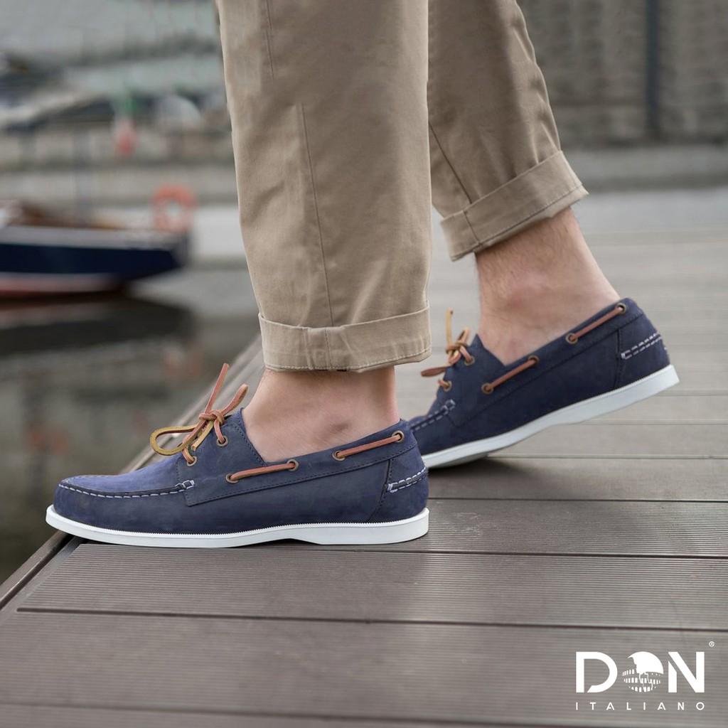 Mua Giày Boat Shoes Xanh Blue Thương Hiệu DON ITALIANO giá rẻ nhất ...
