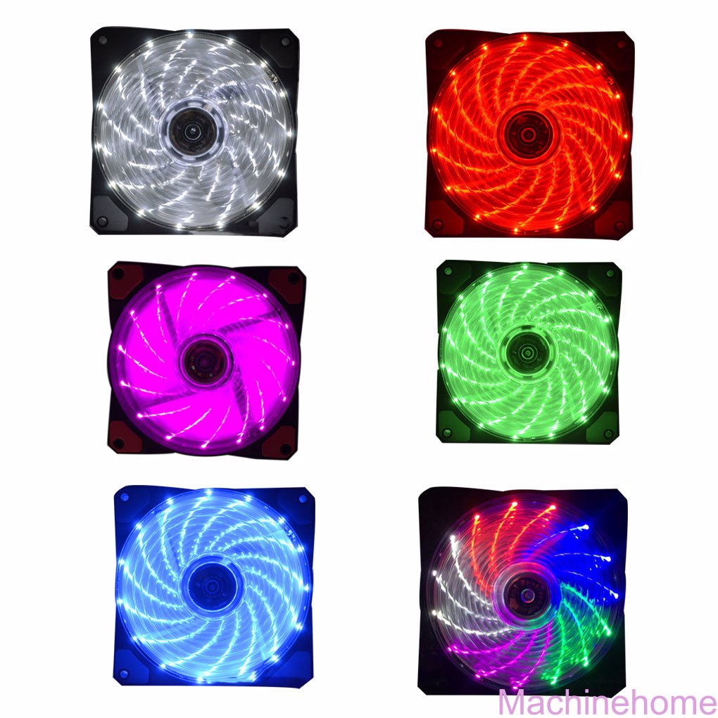 Mua MC-120mm LED Ultra Silent Computer PC Case Fan 15 LEDs 12V Cpu ...