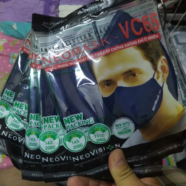 Khẩu trang than hoạt tính Neo Mark VC65 | Shopee Việt Nam