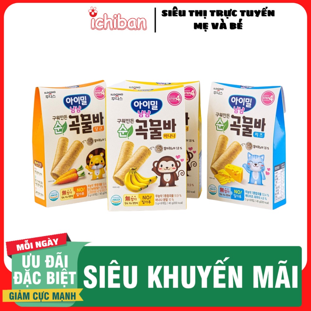 Bánh cuộn ngũ cốc Idong - cho bé Ayimeal YumYum, Hàn Quốc tại TP. Hồ ...